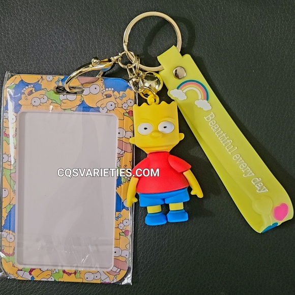 Unbranded | Other | The Simpsons Id Badge Holder With Key Rings And ...